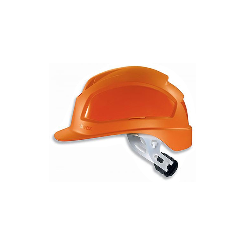 Casque de sécurité UVEX Pheos E-WR orange à visière longue et ...